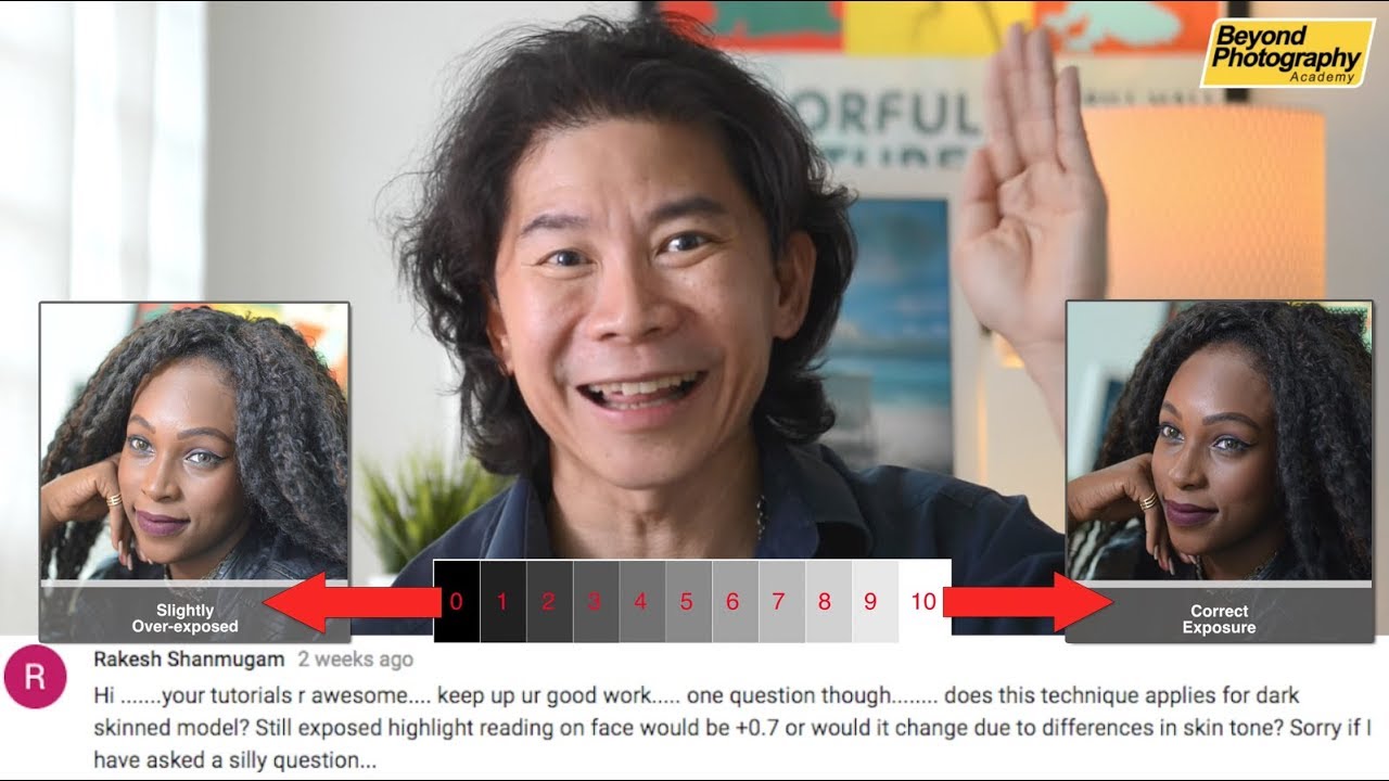Using Zoning System In Spot Metering & Exposing Darker Skin Tone - YouTube