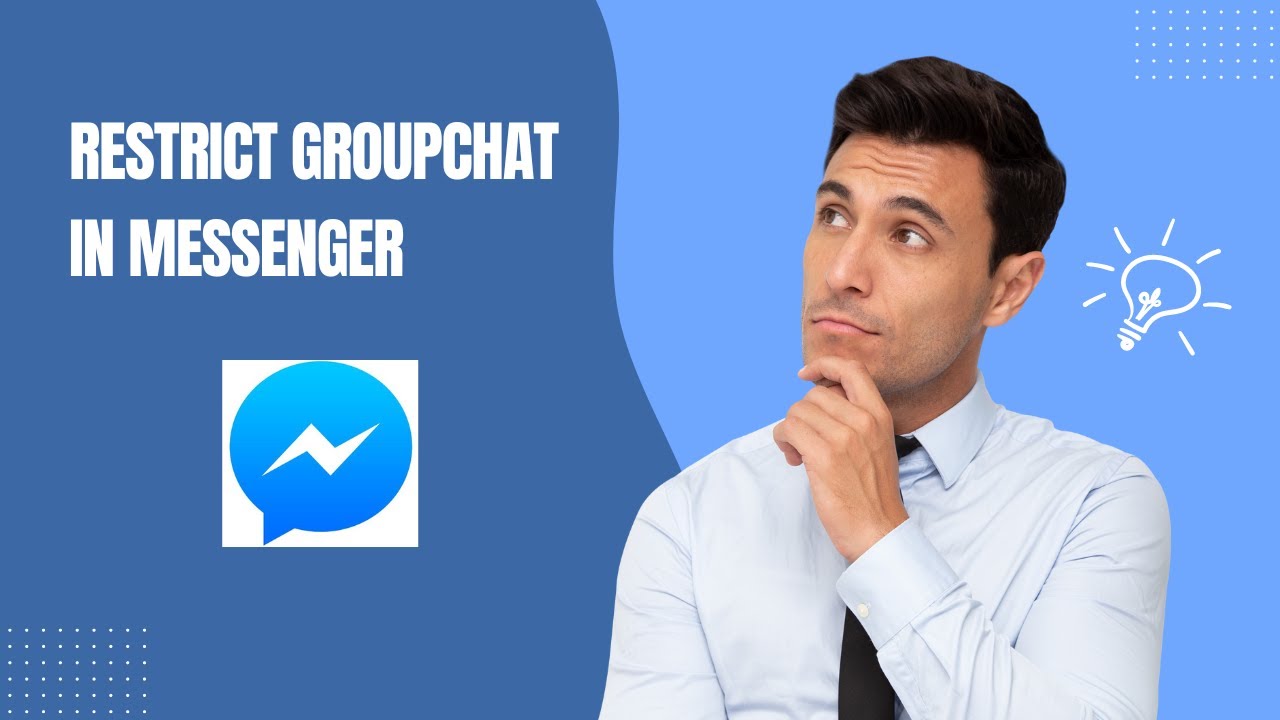 How to Restrict Group Chat in Messenger - YouTube