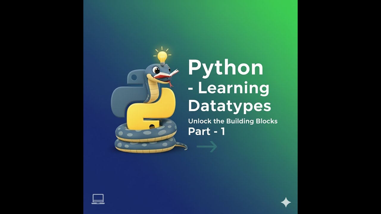 Python - Learning Datatypes Part - 1 - YouTube