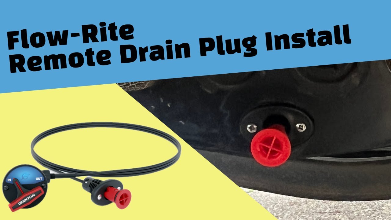 Flow Rite Remote Drain Plug Install - YouTube