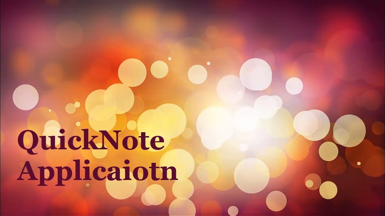 [WinAPI_C++] QuickNote - YouTube