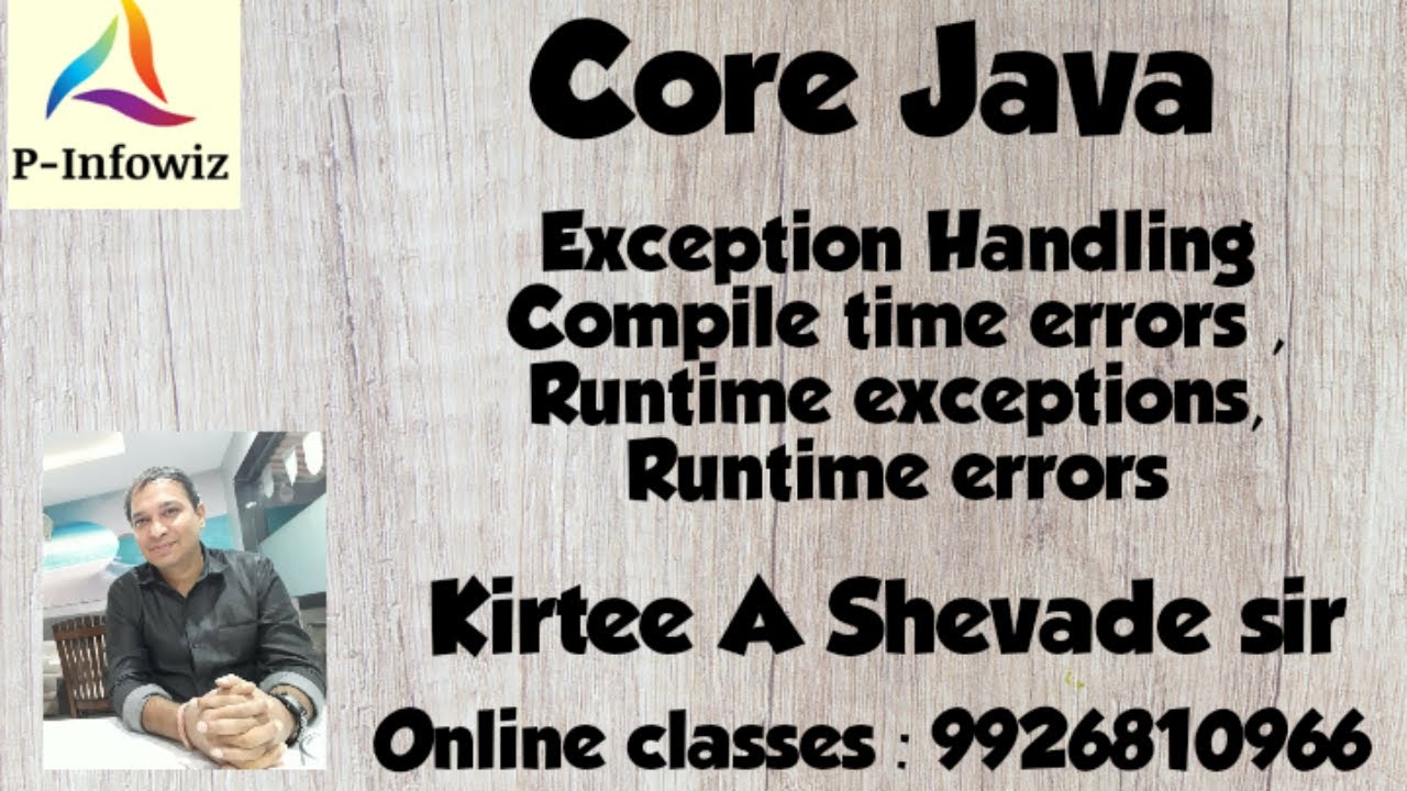 Exception Handling Types Of Errors In Java Youtube 9505