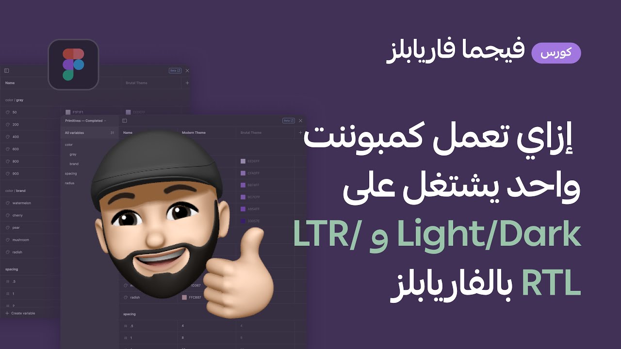 One Components: Light / Dark, Localisation LTR / RTL, Responsive Across ...