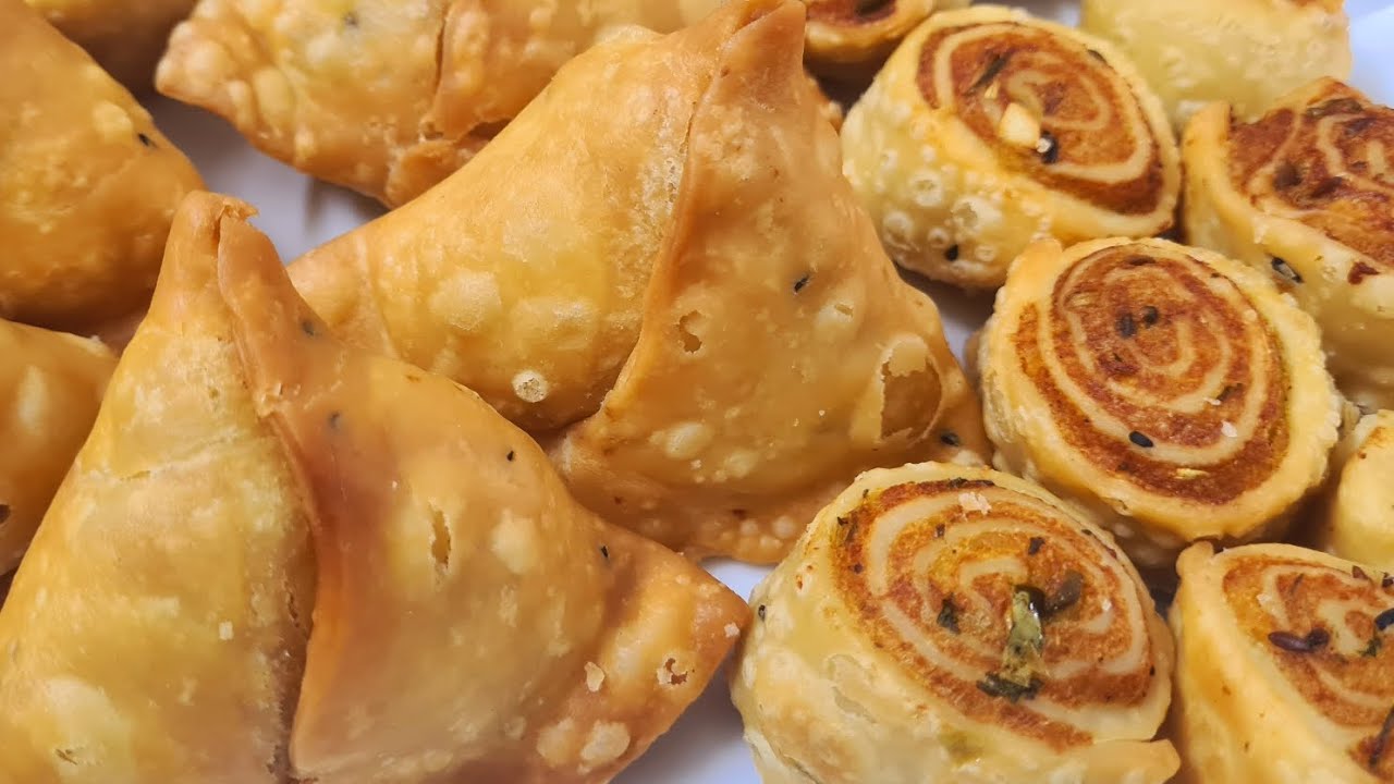 Samosa recipe| Pinwheel samosa| how to make perfect samosa| 2 type ...