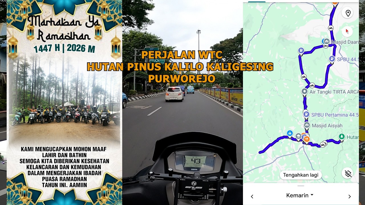 Perjalan bersama WTC ke Hutan Pinus Kalilo Kaligesing Purworejo - YouTube