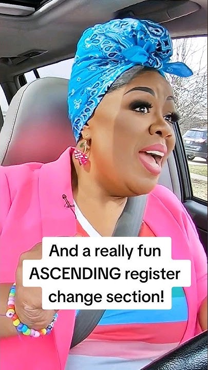 Vocal Coach Cheryl Porter teaches super hard vocal exercise to young ...