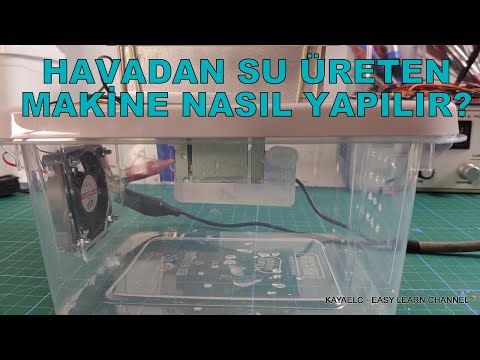 NEM VE RUTUBETE SON HAVADAN SU ÜRETEN MAKİNE YAPTIK. HAVADAN NASIL SU ÜRETİLİR? HAVADAN SU ELDE ETME