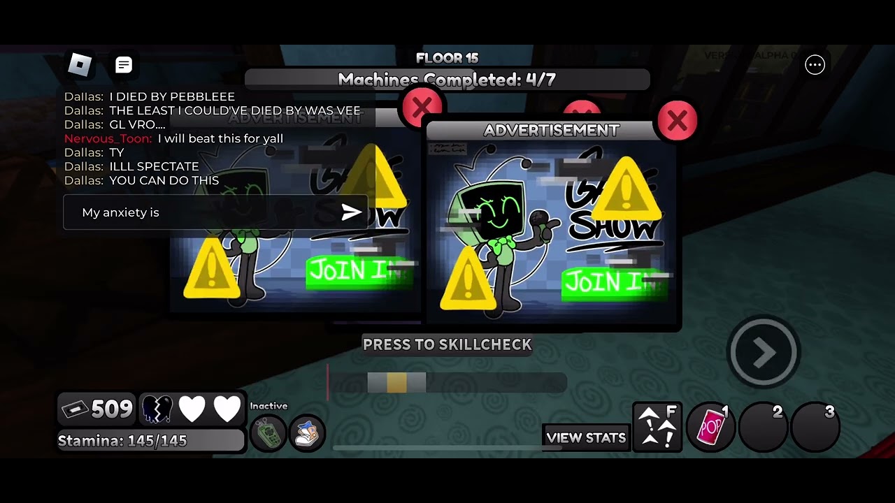 Surviving Pebble and Vee on Floor 15 - YouTube