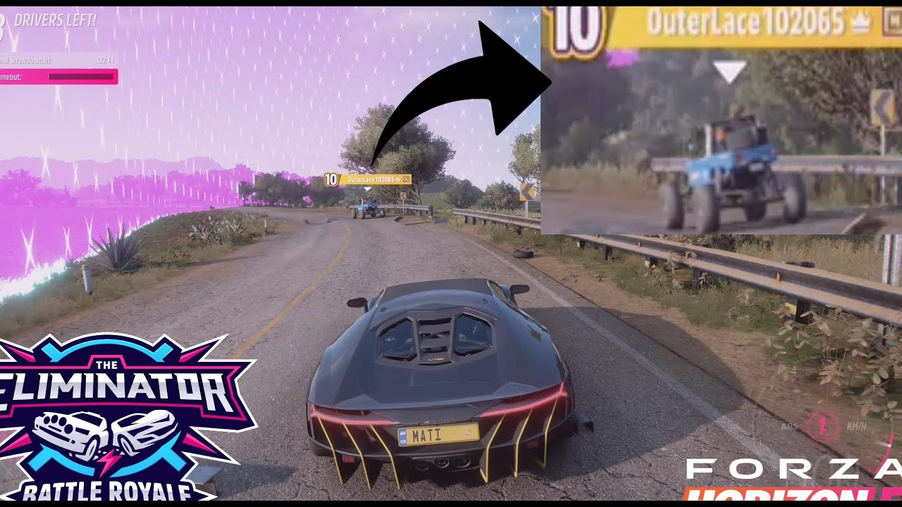 FH5 THE ELIMINATOR - LEVEL 10 LAMBO CENTENARIO VS LEVEL 10 FORD #25 ...