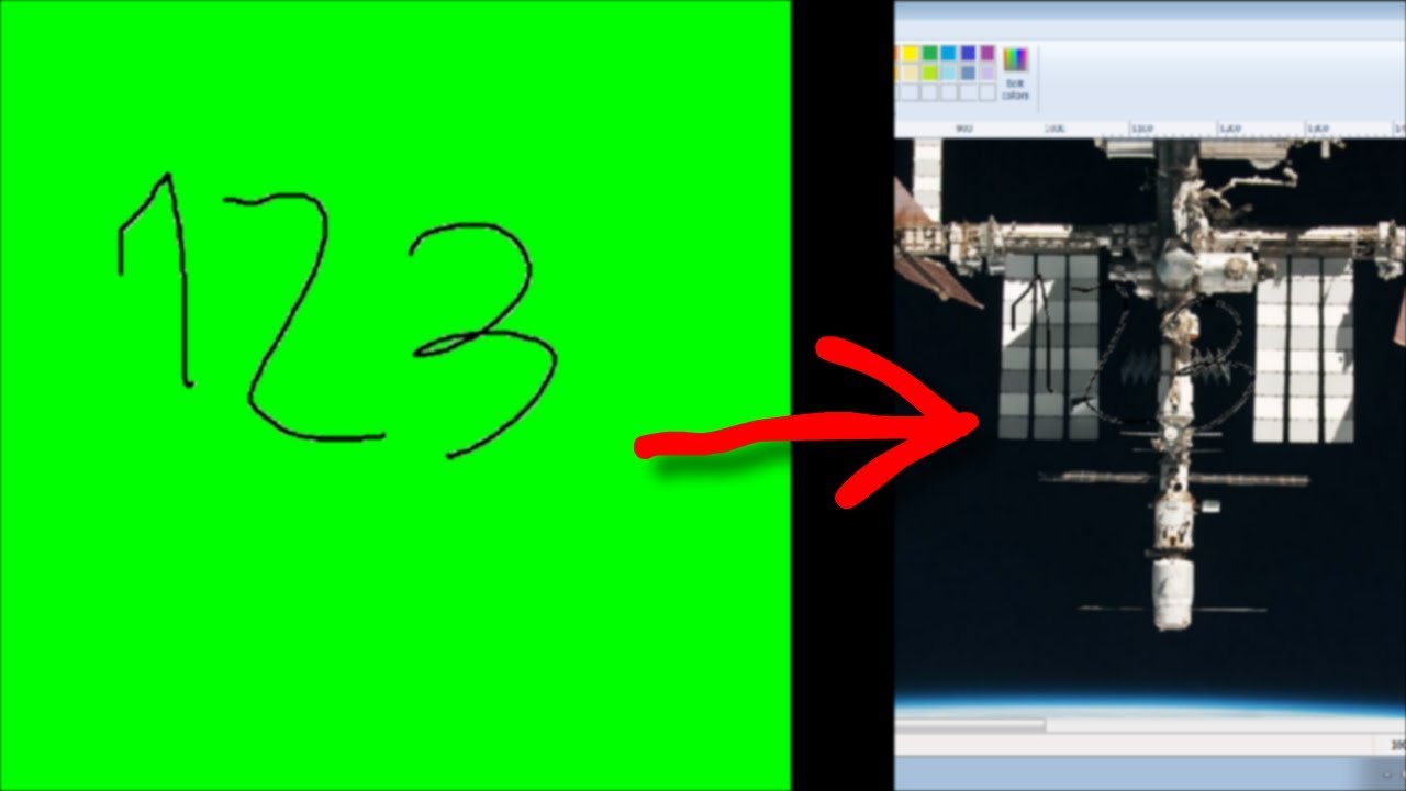 How to use green screen in Paint (or any of the 16 million colors ...