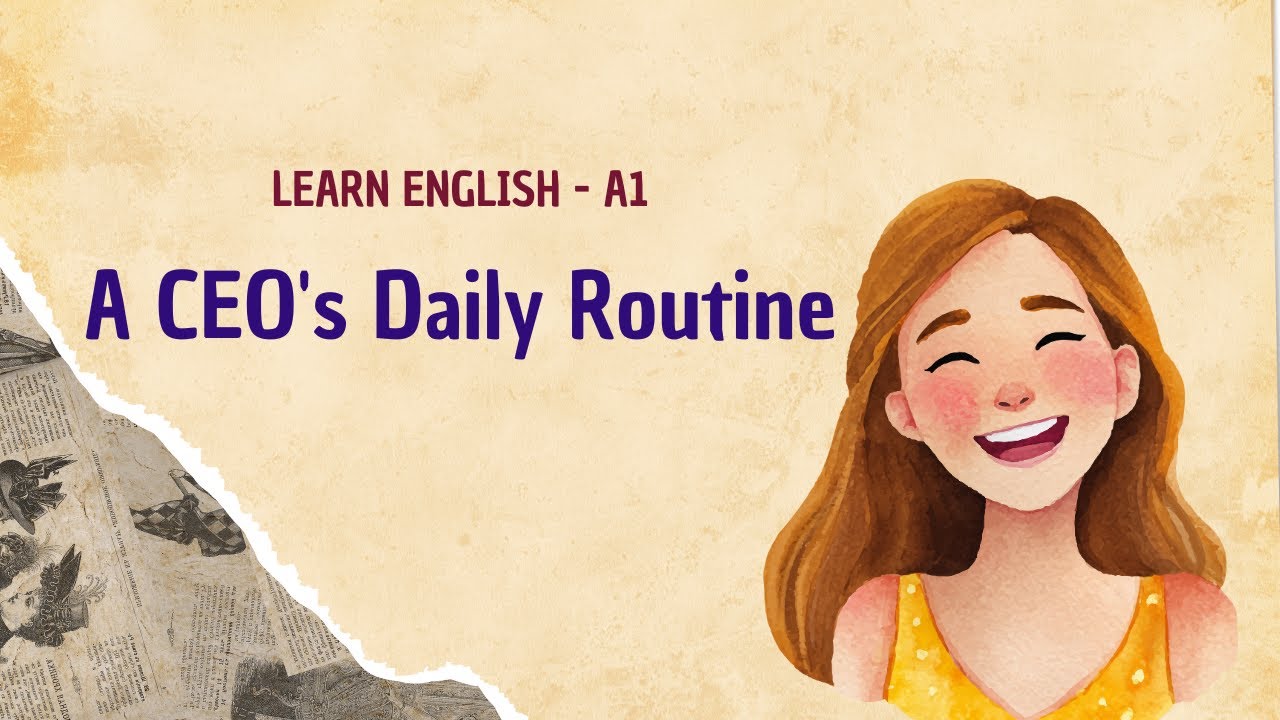 A CEO's Daily Routine | A1 English Story for Beginners - YouTube