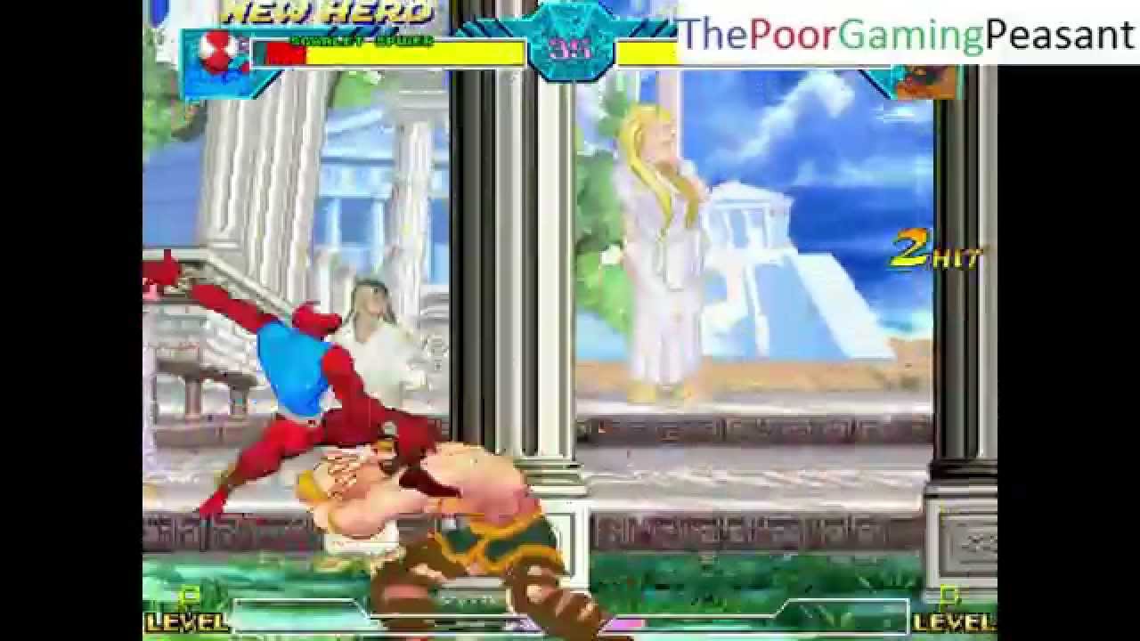 Scarlet Spider-Man VS Hercules-0V96 In A DC VS Marvel MUGEN Edition ...