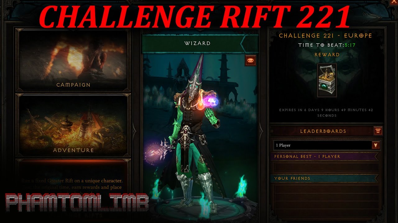 Challenge Rift 221 - EU - Frozen Orb D2 style! - YouTube