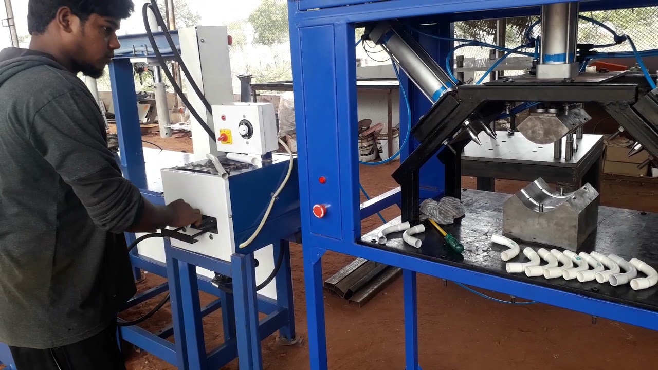 P v c pipe banding machine manufacturer - YouTube