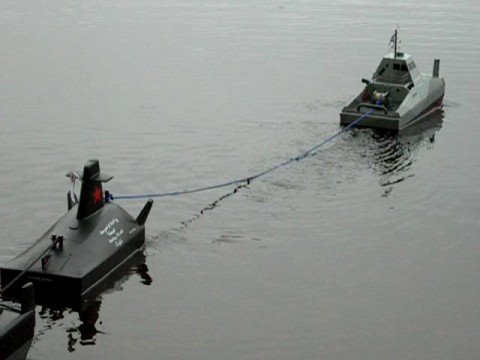 Springer tug triple tow - YouTube