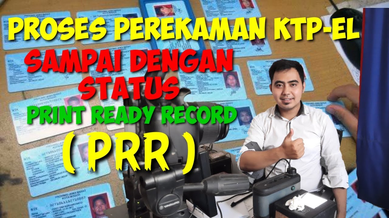 Tahapan Rekam data e KTP online sampai dengan status || Print Ready ...