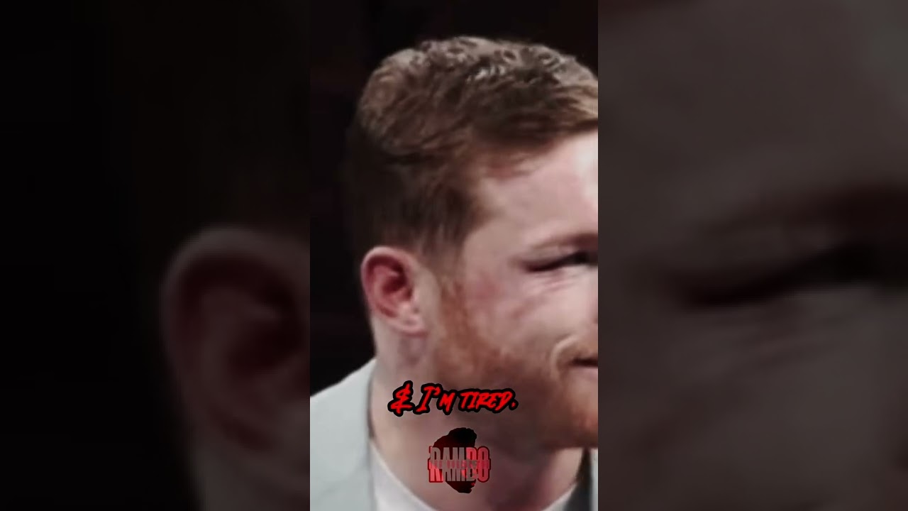 Canelo: No More Question Because Im… A Little Mad & Im Tired. IDFC! 😤👹 ...