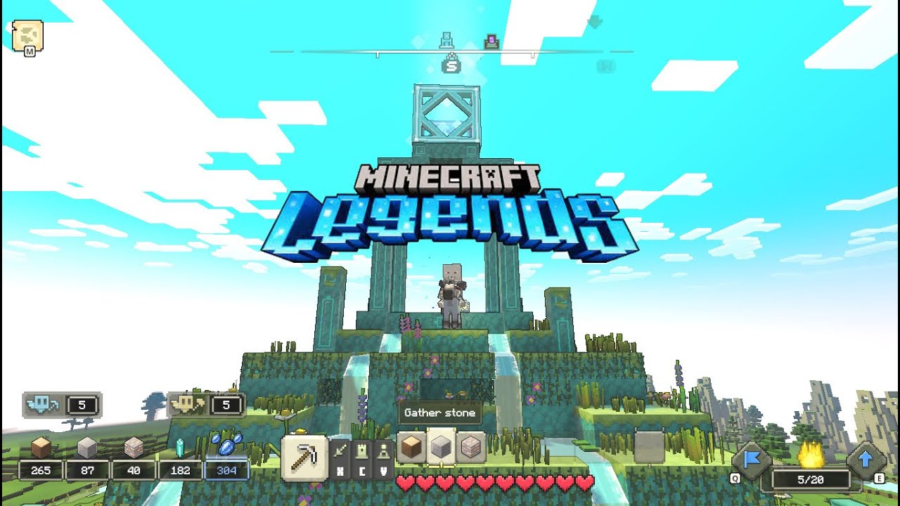 "THIS GAME IS AMAZING!"- Minecraft Legends episode 1 - YouTube