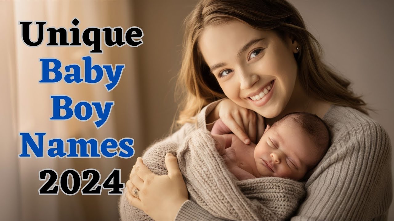 Beautiful Unique Baby Boy Names 2024 With Meanings || New Born Baby Boy ...