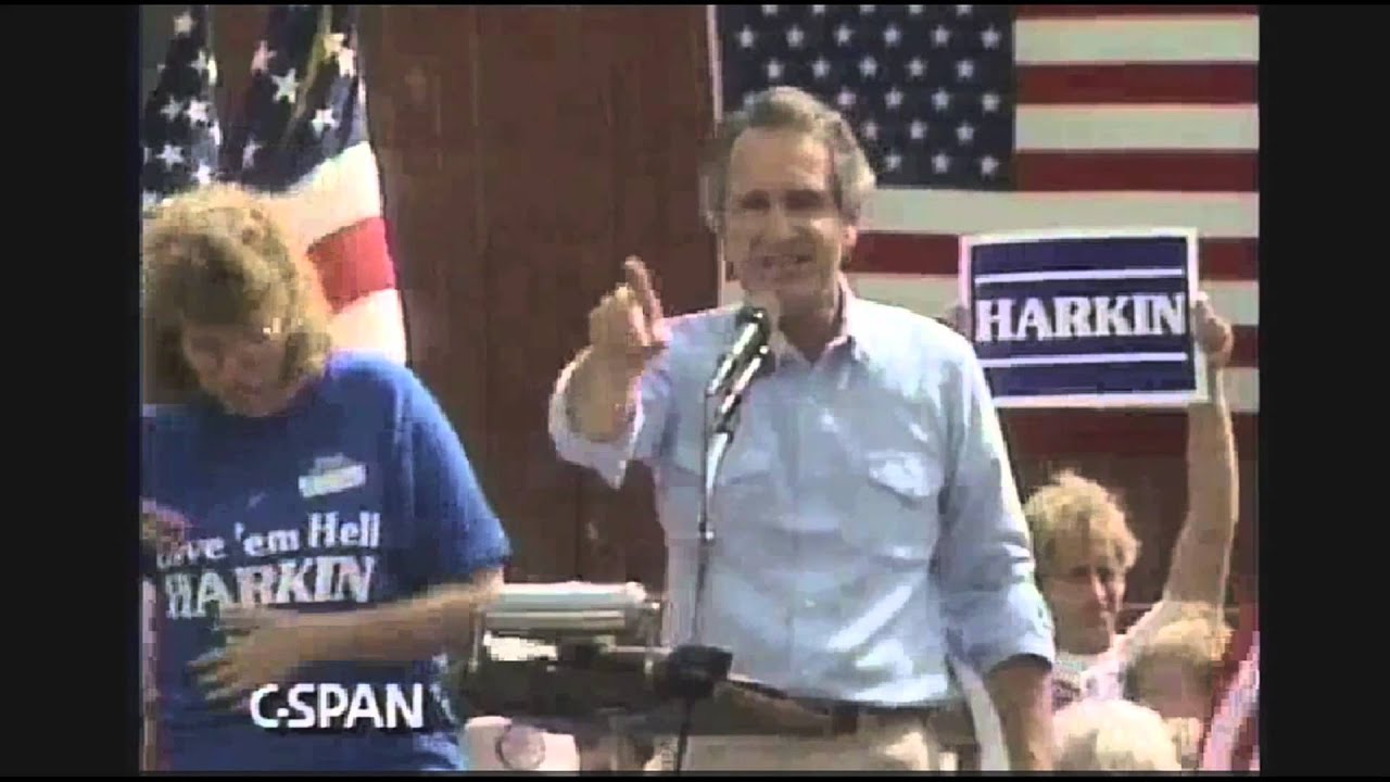 A Look at Senator Tom Harkin's Campaigns - YouTube