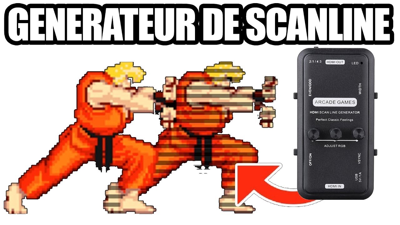 TEST GENERATEUR DE SCANLINE HDMI - YouTube