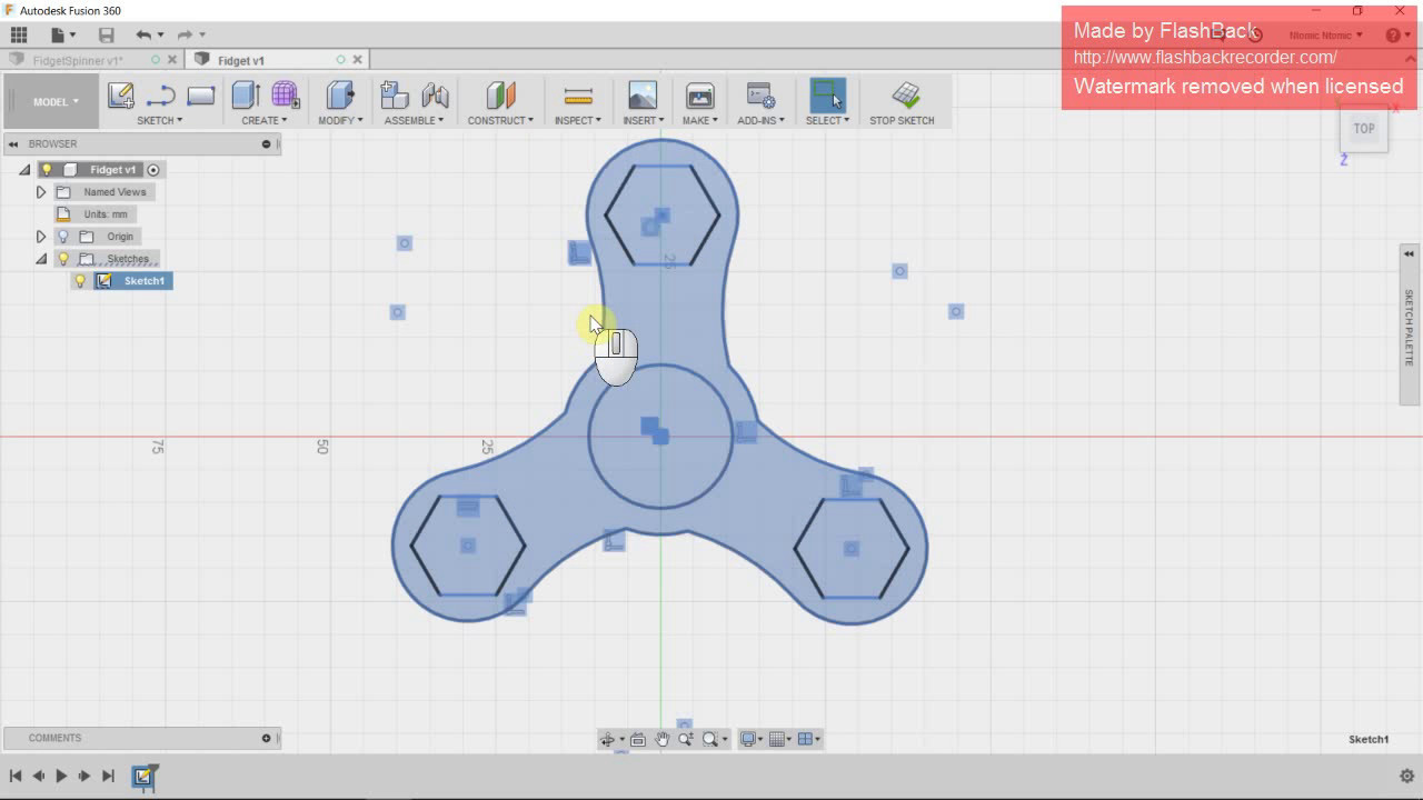 Fidget Spinner Design - YouTube