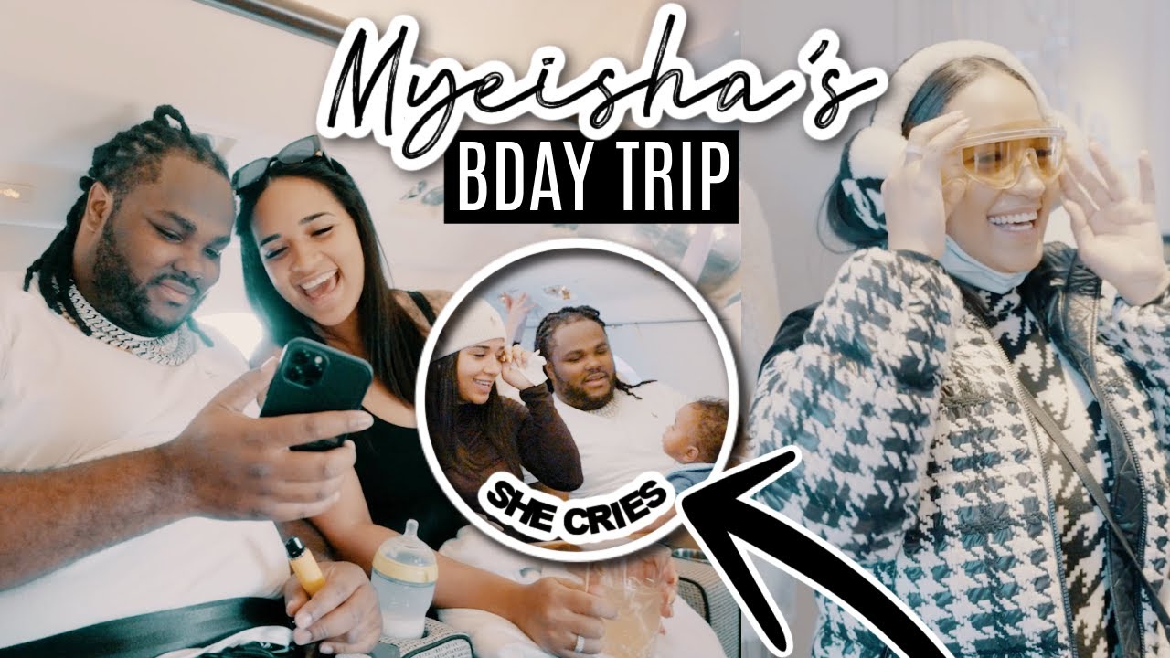 TEE SURPRISES MYEISHA WITH A BIRTHDAY TRIP! - YouTube