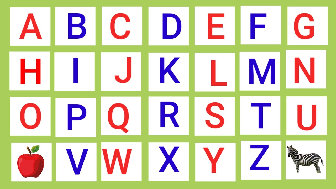 English alphabet | Learn Alphabet A to Z | The ABC Song | Learn The ...