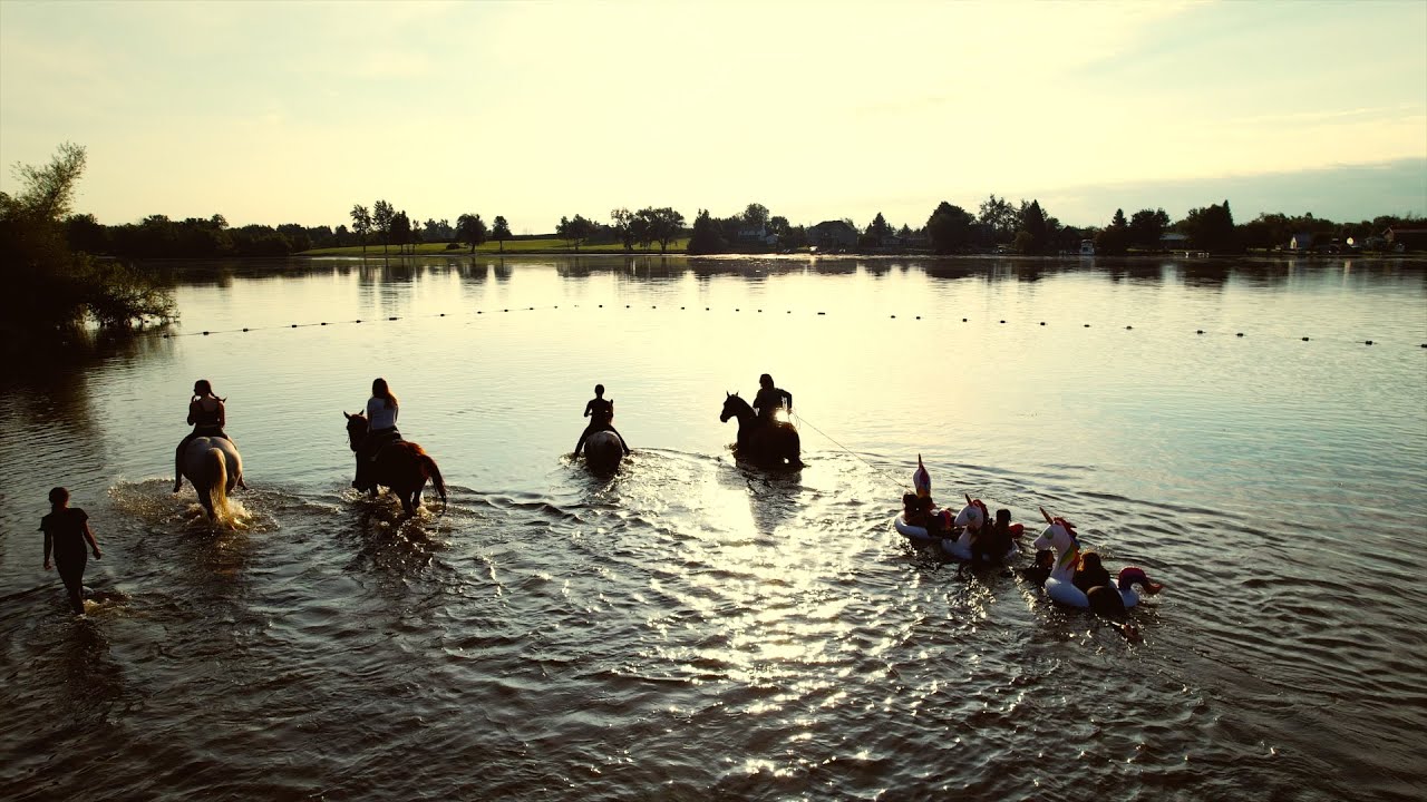 Nation Valley Ranch - kids beach session - YouTube