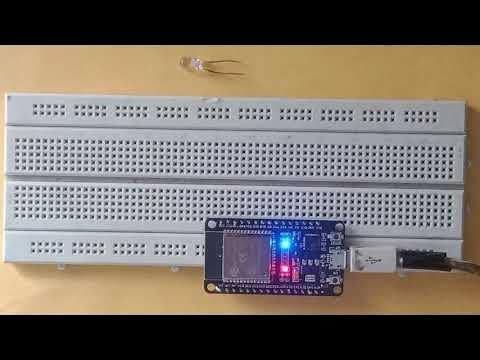 Blink LED Using ESP32 Dev Module - YouTube