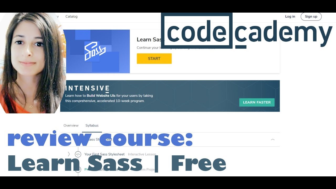 Learn Sass | Codecademy | Reviewing online tech courses - YouTube