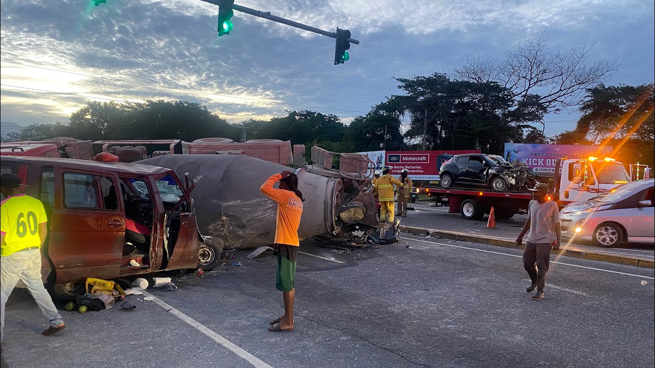 Overturned Truck Causes Two Accidents In Ackee Village Vicinity, Nelson ...