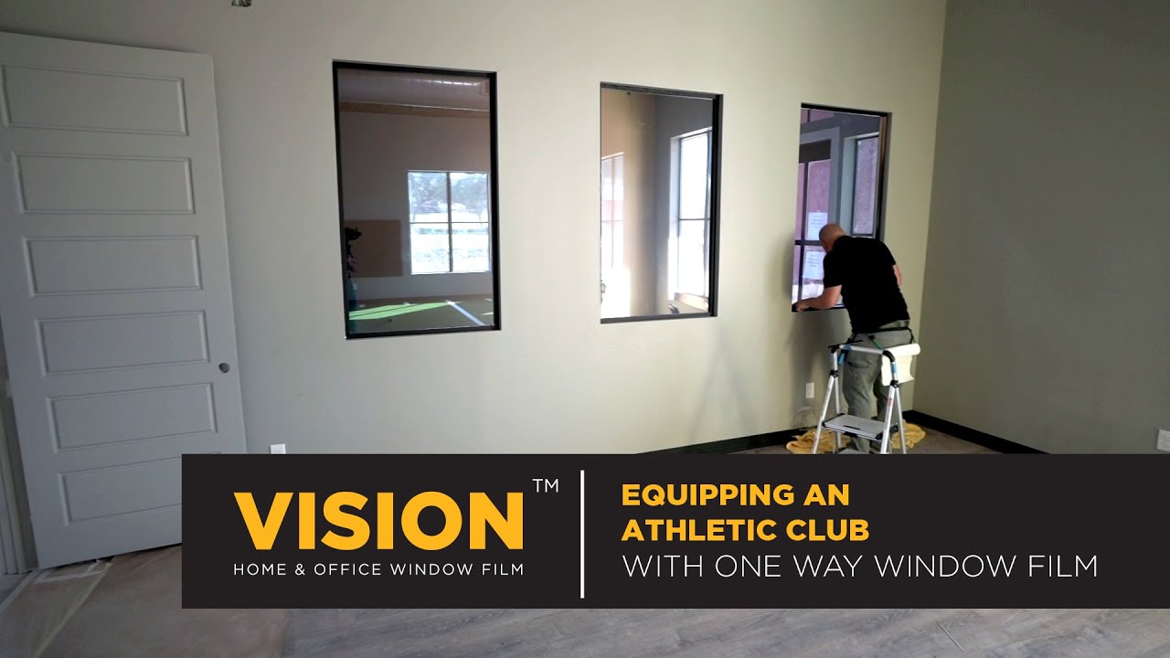 Equipping An Athletic Club With VISION One Way Window Film For Extra ...