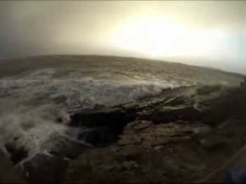 Big Waves at Barry Island during February 2014 storm - YouTube