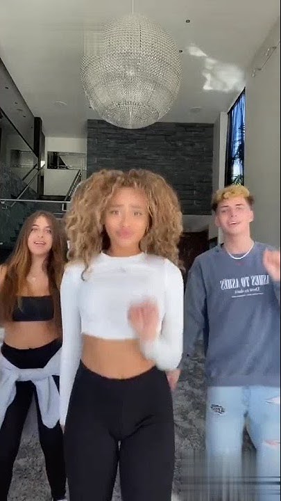 Zach Clayton, Daniella Perkins and Baby Ariel (Geek'd Up by Bhad Bhabie) TikTok Dance - YouTube