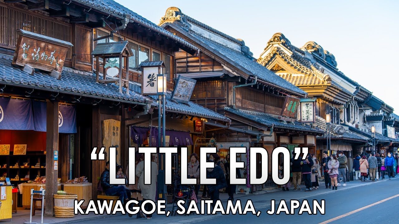 Walk in "Little Edo" Kawagoe 川越小江戸 Traditional Japan 【4K Relaxing City ...