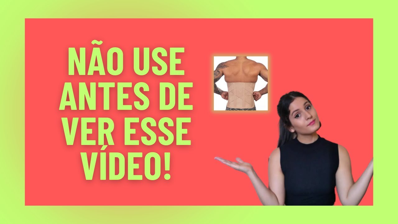Posso usar colete LOMBAR? postura | lombalgia - YouTube