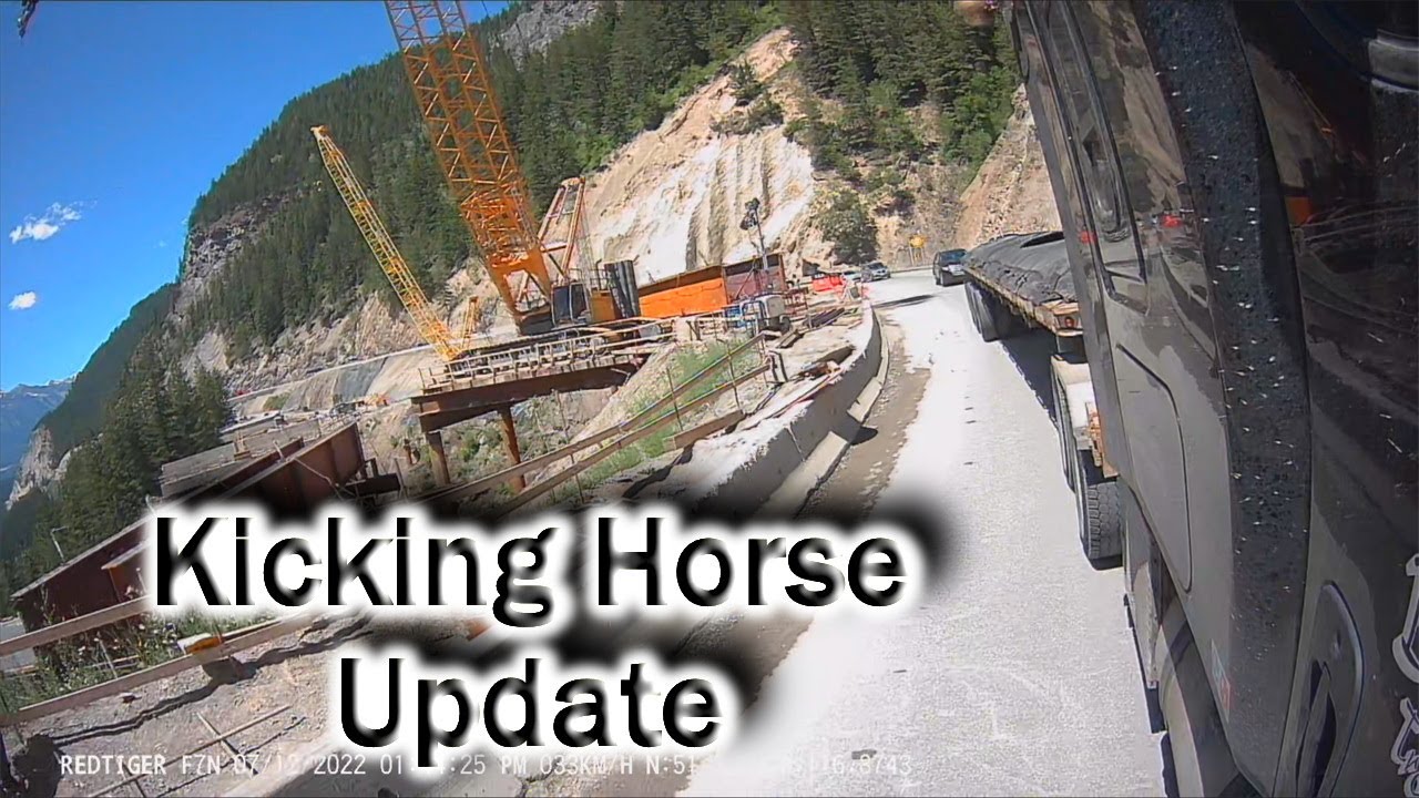 Kicking Horse Construction Update July 2022 - YouTube