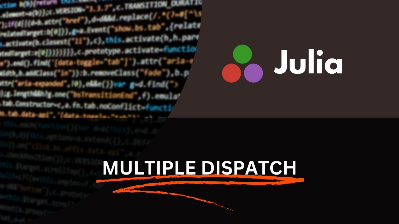 Multiple dispatch trong Julia: Bí quyết viết code vừa generic vừa nhanh - YouTube