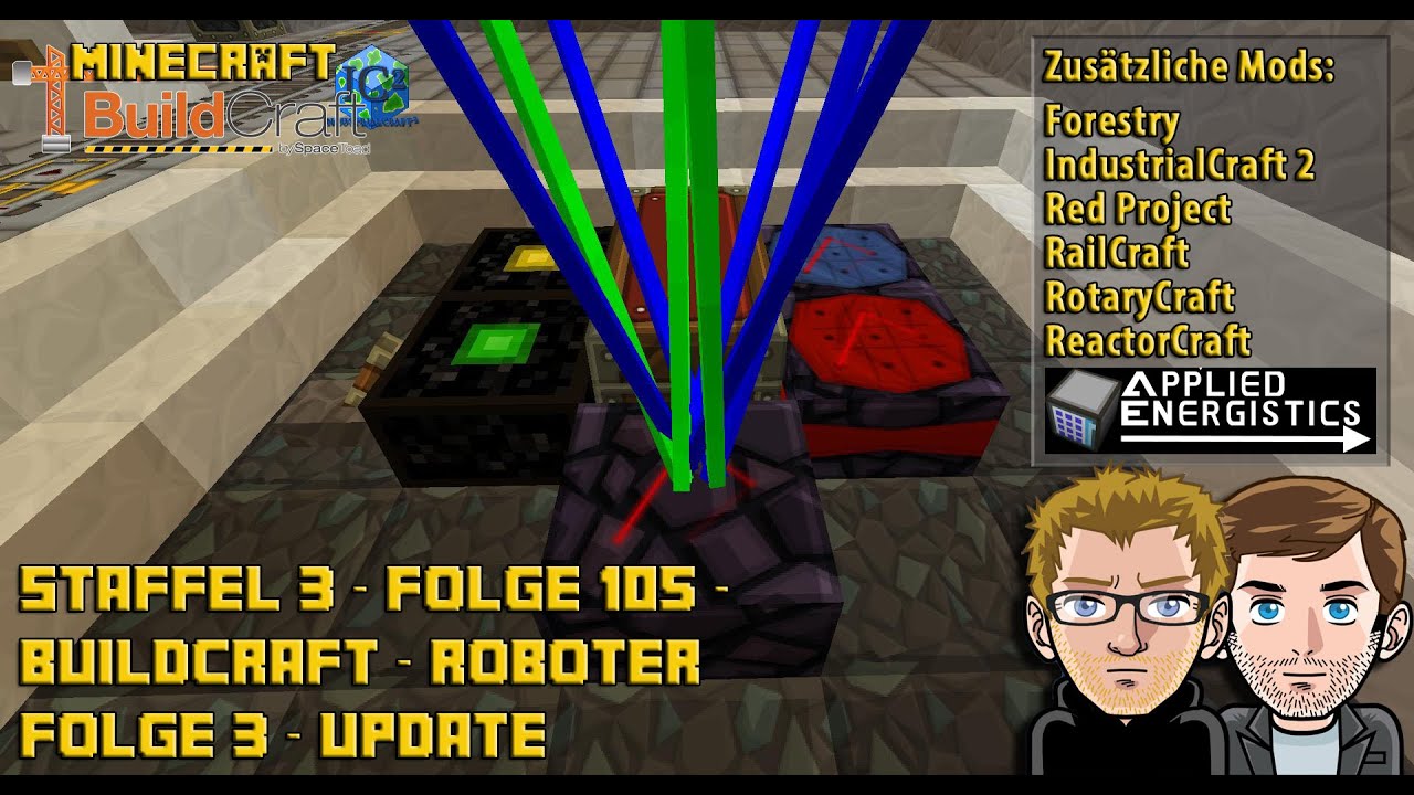 Let´s Play Buildcraft [HD+] S03E105 - Buildcraft - Roboter Folge 3 ...