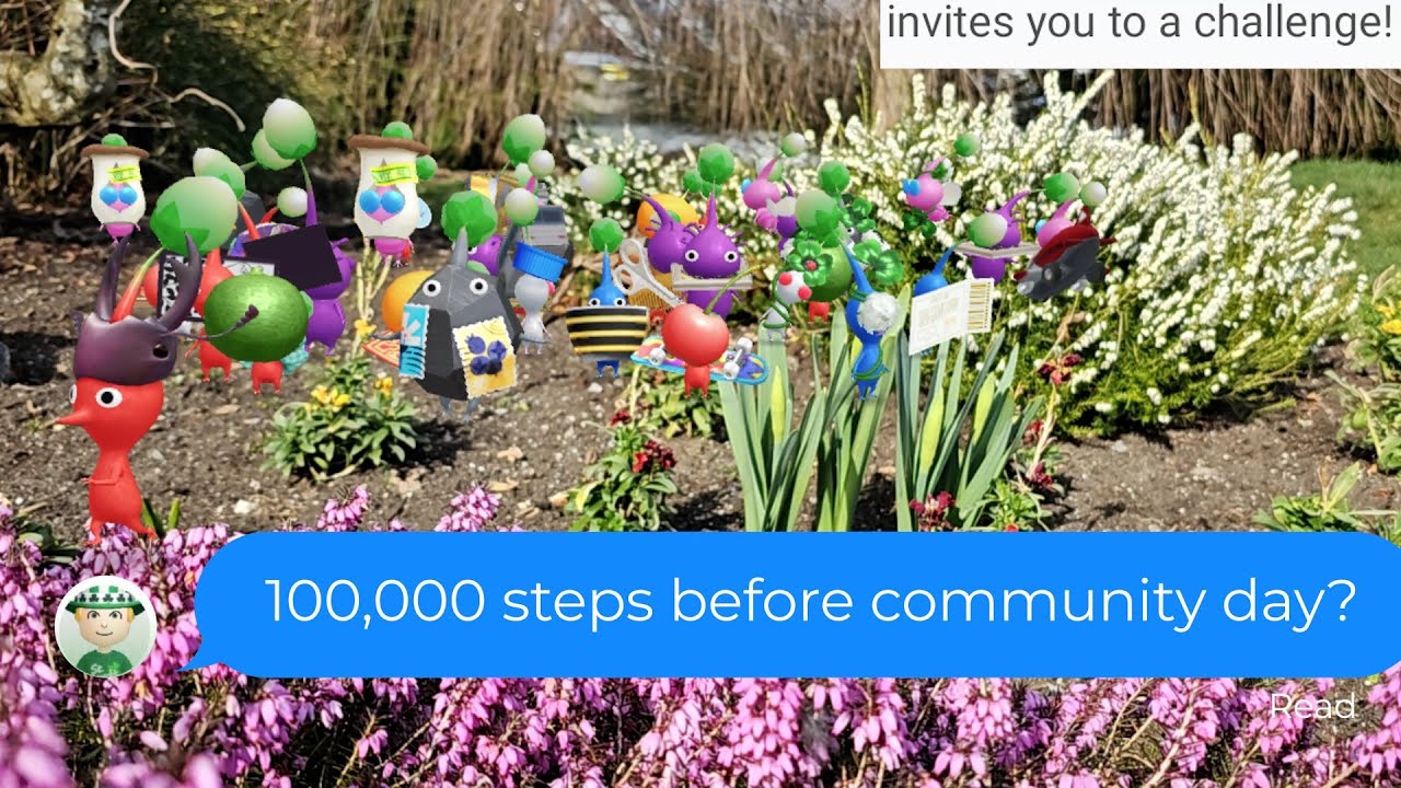 Pikmin Bloom 100,000 Steps Duo Walking Challenge Before Community Day ...