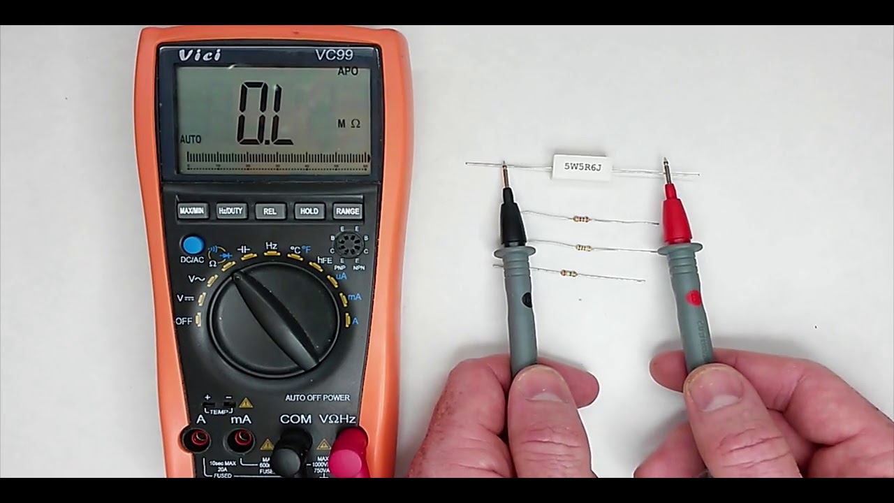 Electronics Fundamentals Tutorial #18 Measuring Resistance - YouTube