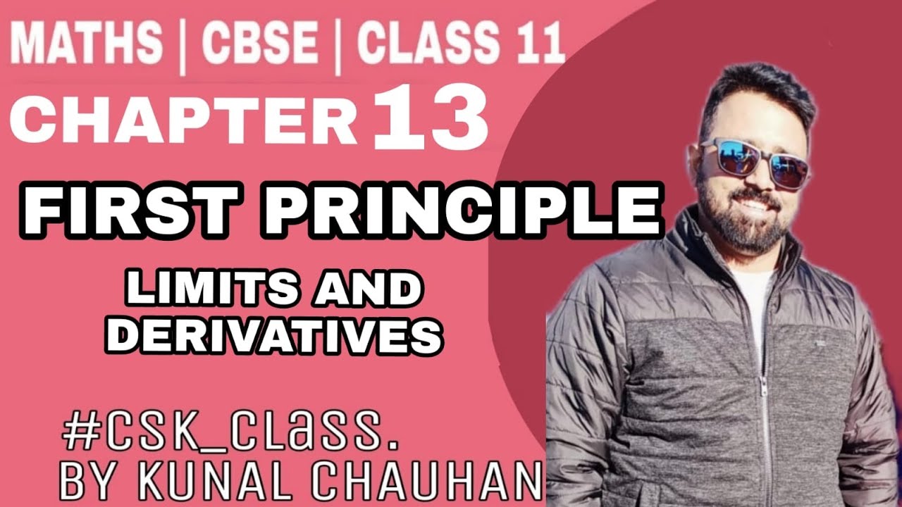 FIRST PRINCIPLE | LIMITS & DERIVATIVES | L -2 | CH 13 of NCERT | CLASS ...