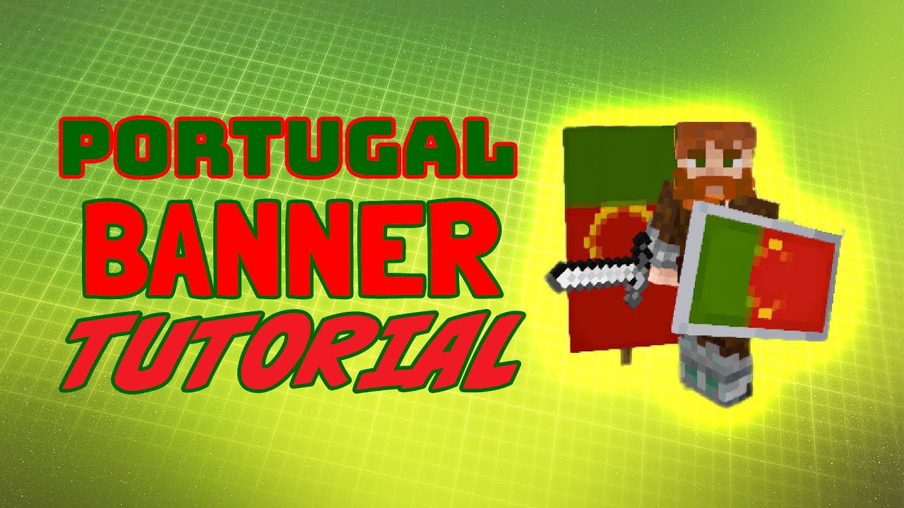 Minecraft: Portuguese banner tutorial | How to make the flag of ...