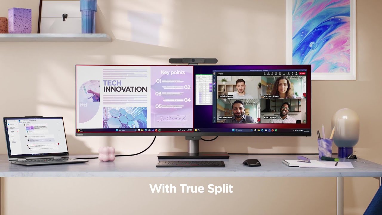 Lenovo True Split | Tehnologie pentru ecran - YouTube