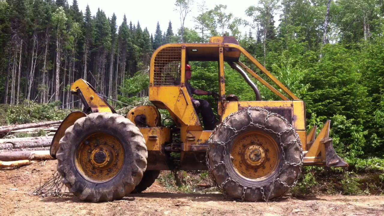 clark cable skidder - YouTube