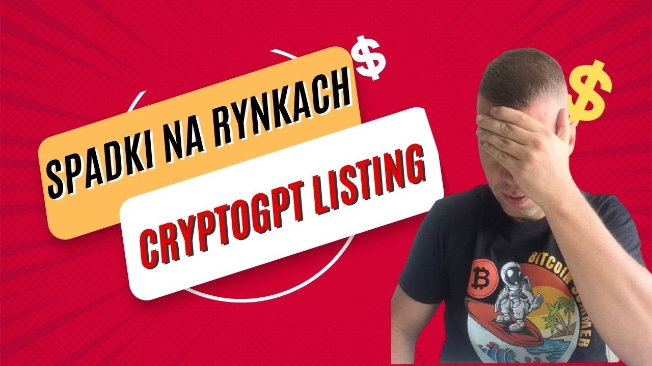 Kryptowaluty mamy spadki Bitcoin poniżej 20K $! Listing CryptoGPT - YouTube