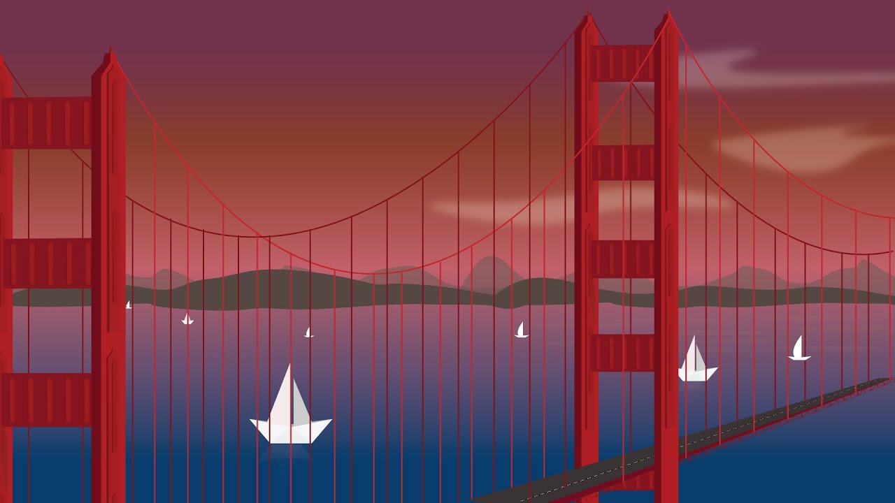 Scenery Landscape In Adobe Illustrator Speed Art Youtube