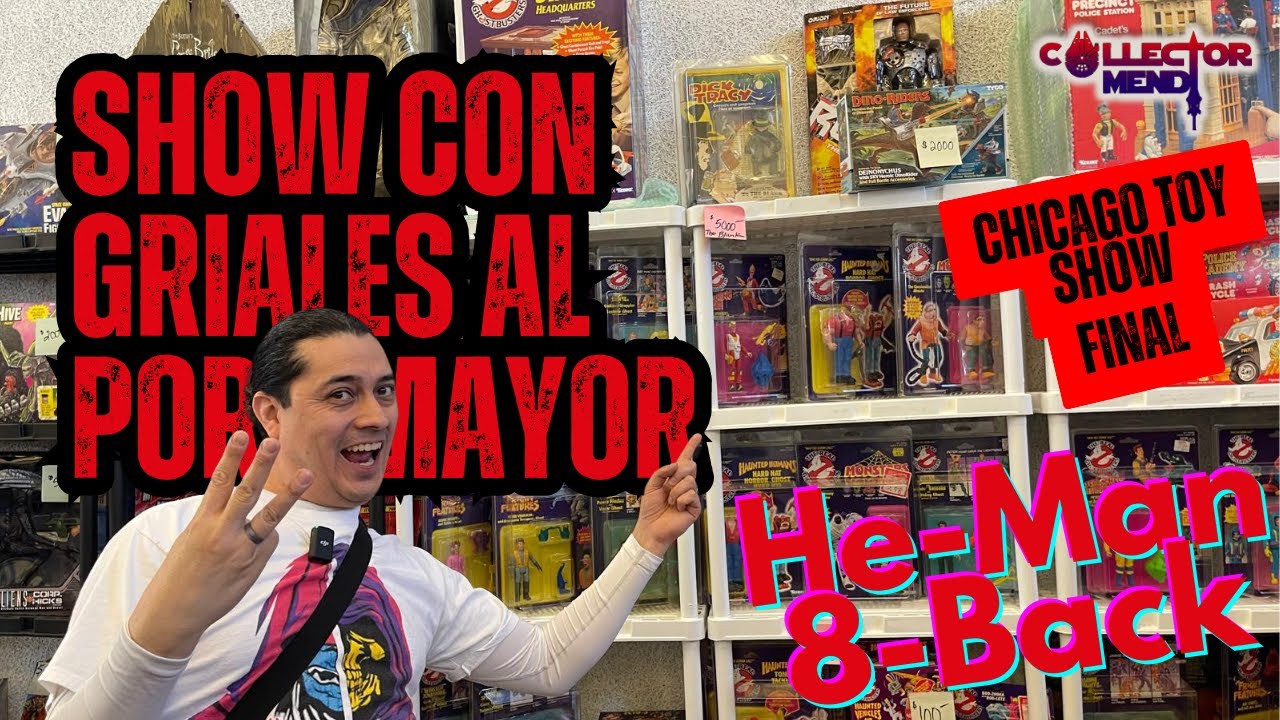 POR FIN PUDE TENER EN MIS MANOS UN HE MAN 8-BACK. TODO ESTE SHOW FUE ...