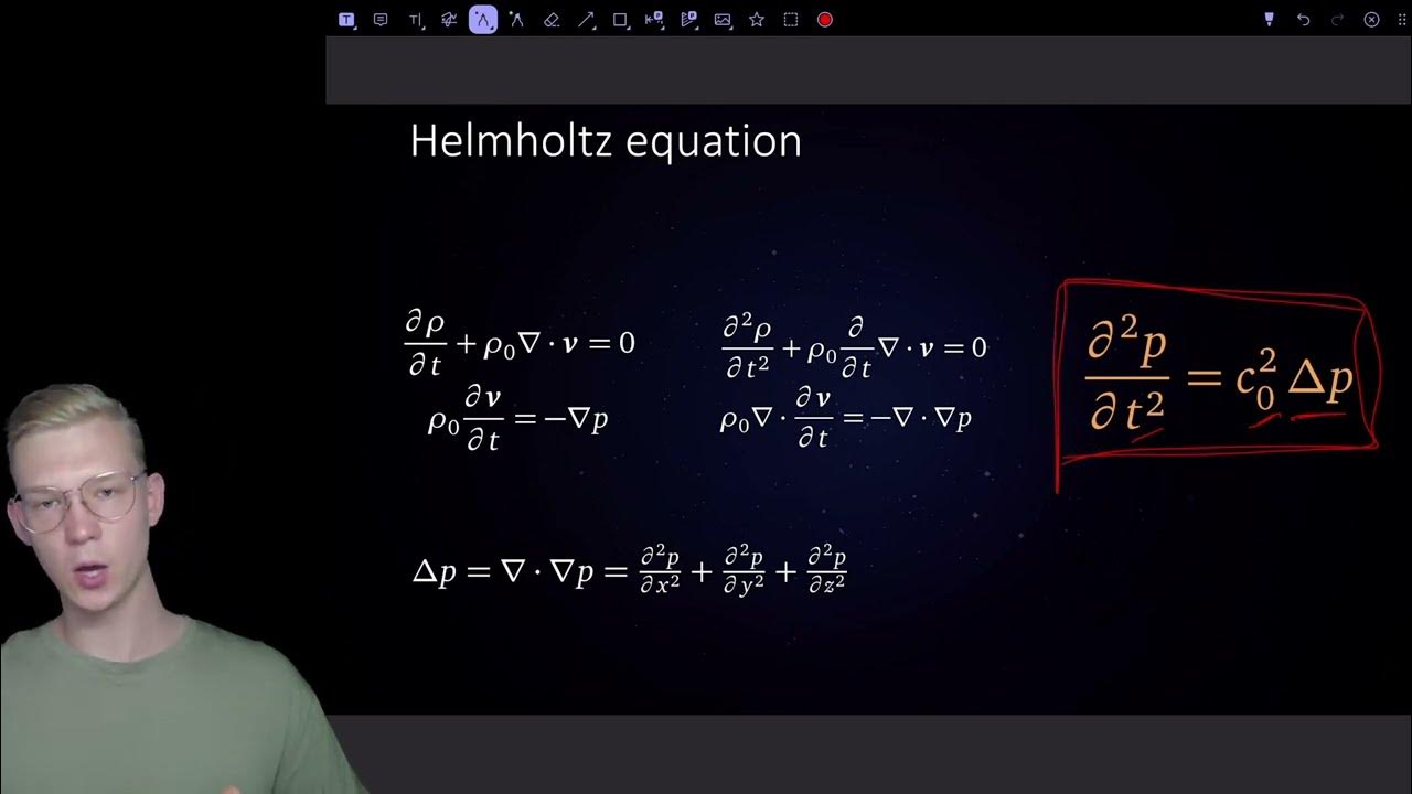 Solving the Helmholtz Equation in one and two dimension - YouTube